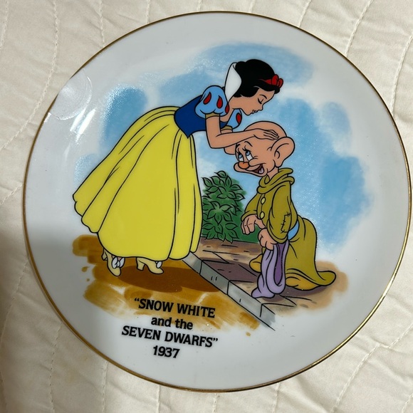 Wall Decor | Snow White And The Dwarf Plate 1937 | Poshmark